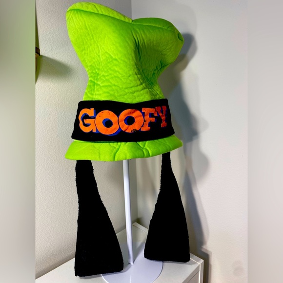 Disney | Accessories | Goofy Hat Floppy Ears Adult Green Walt Disney ...